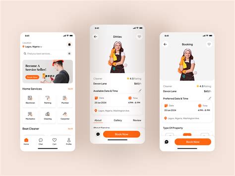 Services Provider Mobile App Design By Shorab Hossen On Dribbble