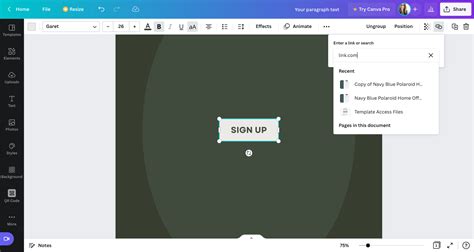 How To Create Clickable Links In Canva — Firther Design Co Canva