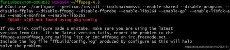 ffmpeg源码编译（windows篇） ffmpeg windows 编译 csdn博客