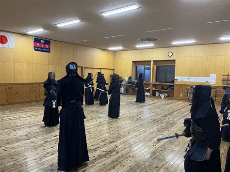 128（日）朝稽古 風景 神道無念流戸賀崎練武道場 惠文館