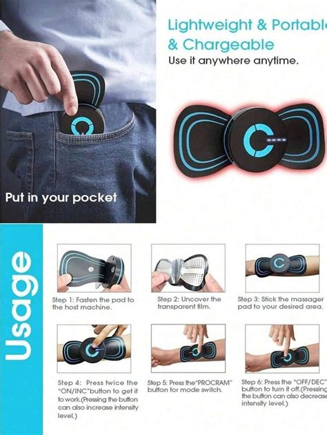Cervical Spine Massager Portable Electronic Mini Massager For Neck