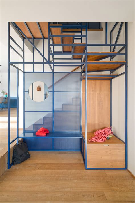 Deferrari Modesti Designs Climbing Themed Staircase For Villa In Tuscany