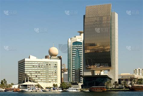 现代建筑，迪拜，阿拉伯联合酋长国
