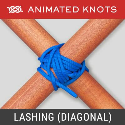 Lashing Knot Diagonal How To Tie A Lashing Knot Diagonal Using