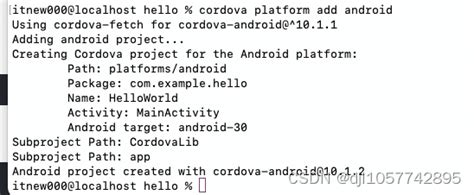 Cordova创建安卓项目cordova 安卓 Csdn博客