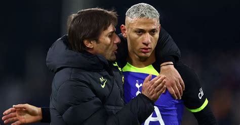 Richarlison Claims Antonio Conte Gave Him Two Hour Dressing Down During