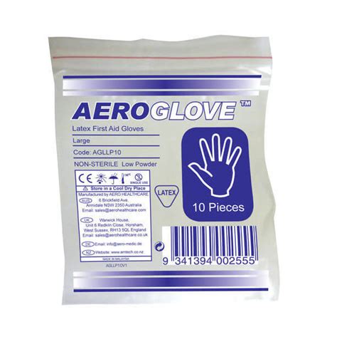Disposable Nitrile Gloves Packet 10 First Aid Kits And Supplies
