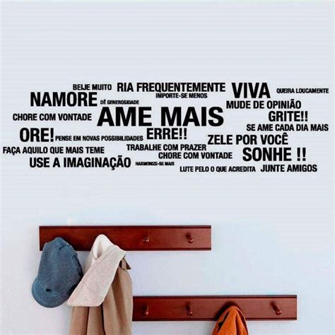 Adesivo De Parede Frase Ame Mais