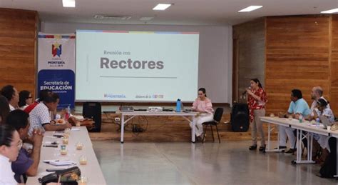 Gobierno de Montería y rectores de las I E trabajan por el