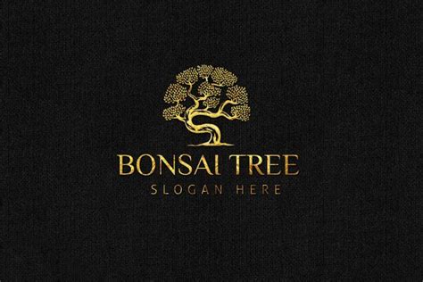 Bonsai Tree Logo Template Tree Logos Bonsai Bonsai Tree
