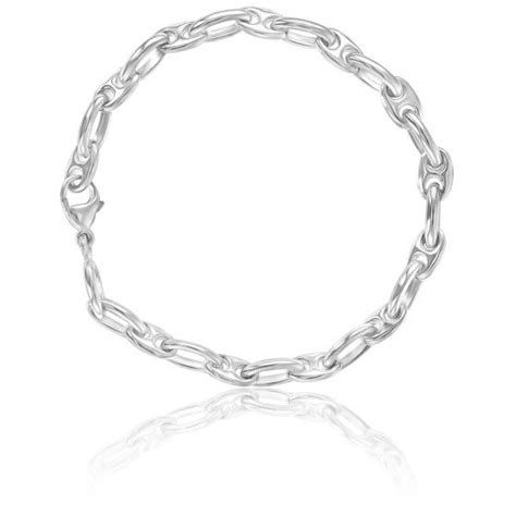 Bracelet Mailles Grain de Café en Argent 925 21 cm Artemis Ocarat