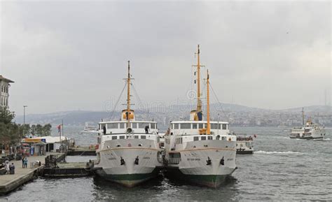 Karakoy Ferry Terminal In The Center Of Istanbul Turkey Editorial