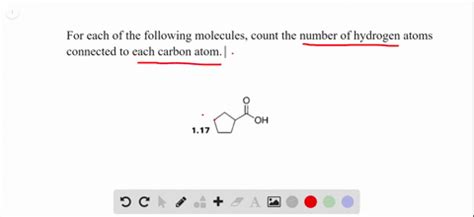 SOLVED PROBLEMS For Each Of The Following Molecules Count The Number