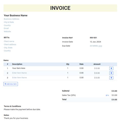 Free Invoice Generator Best Invoice Generator Online Invoice Temple