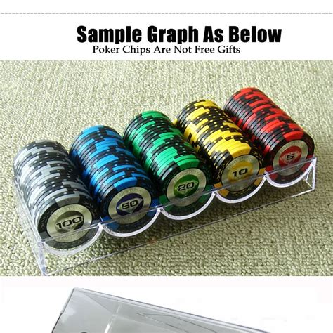 10 шт упак Покерная фишка коробка для 100 ПК Dia 4cm 3 цвета прозрачный черный коричневый