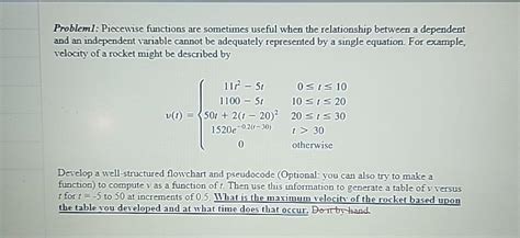 solved problem1 piecewise functions are sometimes useful