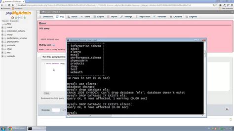 Learn Mysql In Arabic 08 Deal With Databases Youtube