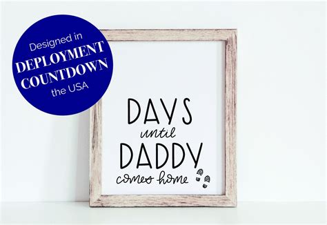 Deployment Countdown Calendar Printable 2024 Calendar Printable