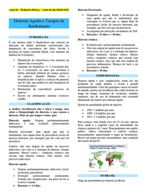 pediatria diarreias agudas e tro pdf diarreia especialidades