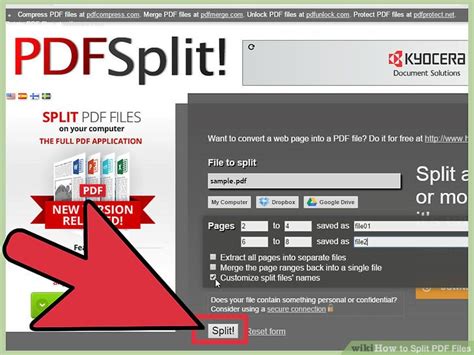 5 ways to split pdf files wikihow