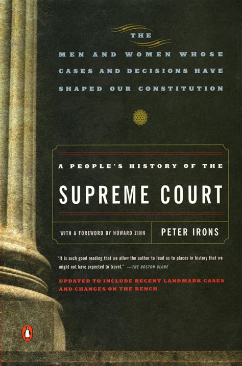 A Peoples History Of The Supreme Court The Men And Women Whose Cases