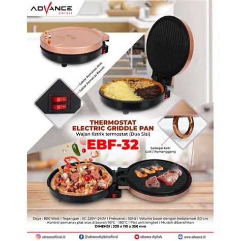 Jual Advance Ebf Wajan Listrik Alat Pemanggang Daging Dan Membuat Pizza Kota Makassar Boss