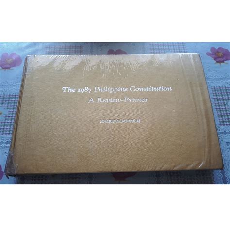 The 1987 Philippine Constitution A Reviewer Primer Joaquin Bernas