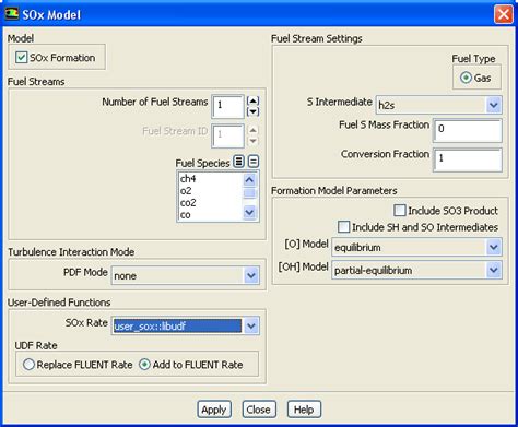 Ansys Fluent 120 Udf Manual 6220 Hooking Definesoxrate Udfs