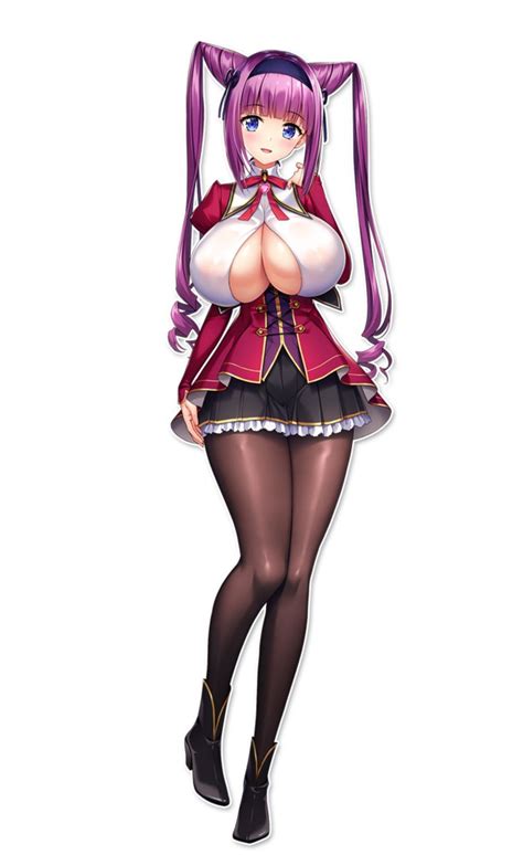 Rule 34 Cleavage Female Game Cg Honoo No Haramase Huge Breasts Long