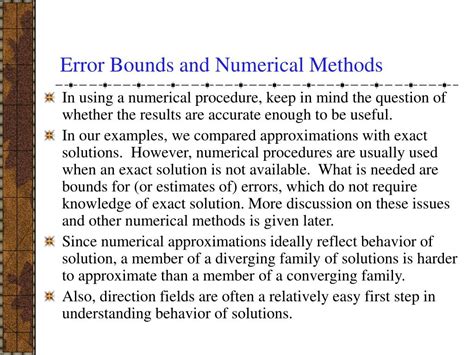 Ppt Numerical Approximations Eulerâ€™s Method Powerpoint