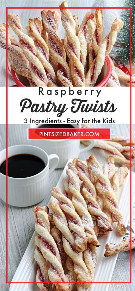 Raspberry Pastry Twists Recipe Pint Sized Baker Recipe Twisted
