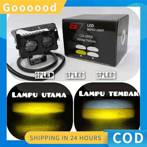 Jual Lampu Tembak Laser Led SQL Mata Putihkuning Warna Kuning Putih Lampu Konversi Lampu