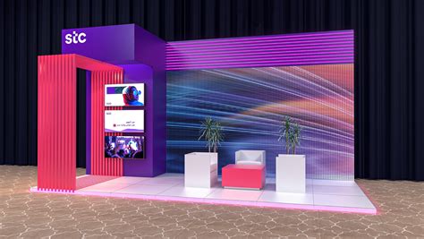 Stc Alicloud Stand Design Event Behance