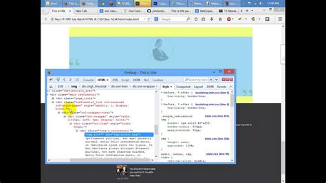 Psd To Html Class 4 Question And Answer Rrf July Batch Youtube