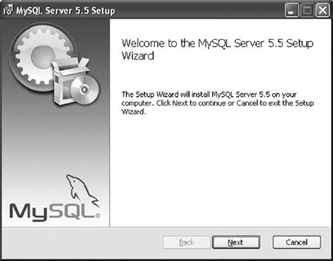 MySQL Server Setup Wizard Download Scientific Diagram