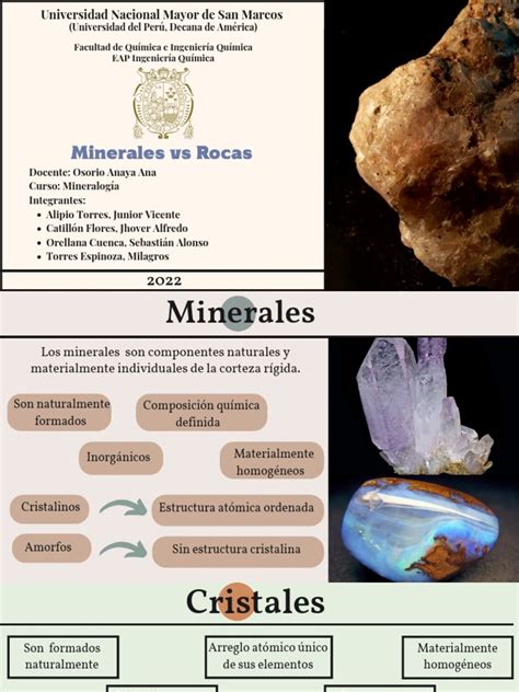 Rocas Y Minerales Pdf Roca Geología Estructura Cristalina