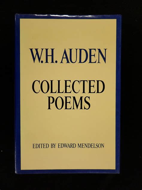 W H Auden Collected Poems Auden W H 9780394408958 Books