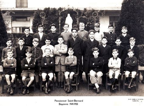 Photo De Classe Classe De 8e De 1949 Collège Saint Bernard Copains D