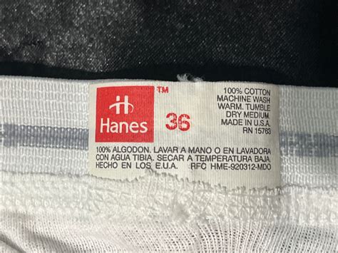 5 Vtg 1990 Hanes Gray Stripe Tighty Whities Brief Full Cut Underwear
