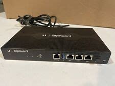 Used Ubiquiti EdgeRouter 4 ER 4 4 Port Gigabit Router With 1 X SFP Port