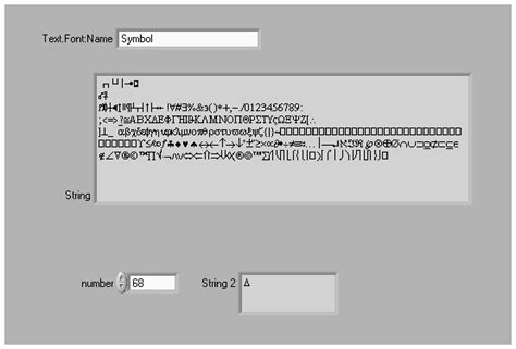 Solved How To Input Symbols Like ∆ Into Labview String Page 2