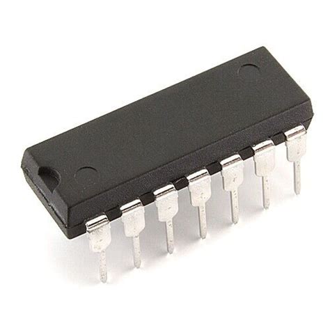 100 Pcs Motorola 74ls02n Ic Gate Nor 4ch 2 Inp 14dip Integrated