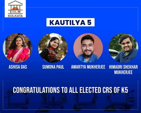 Amartya Mukherjee On Linkedin K5 Opportunity Cr Eiilm Kolkata