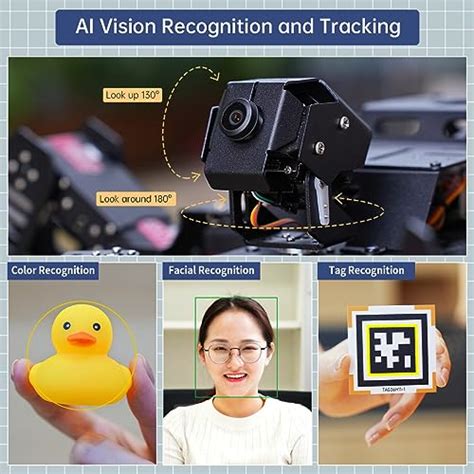 Hiwonder Ai Smart Visual Hexapod Robot For Raspberry Pi 4b 4gb Supports Python Code Programming