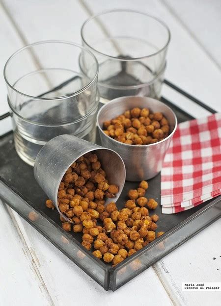 Snacks De Garbanzos Especiados Receta De Cocina Fácil Sencilla Y