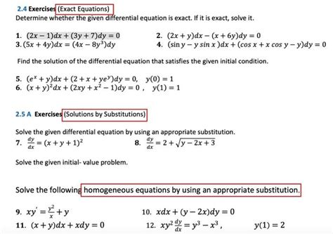 Solved 24 Exercises Determine Whether The Given
