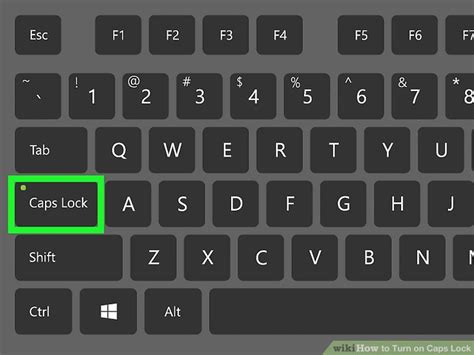 How To Turn On Caps Lock 6 Steps With Pictures Wikihow Tech