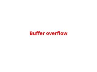 Buffer overflow | PPT