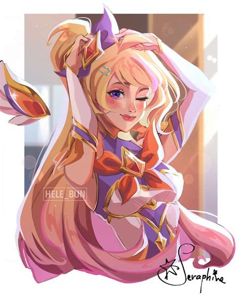 Star Guardian Seraphine Fanart Lol League Of Legends League Of