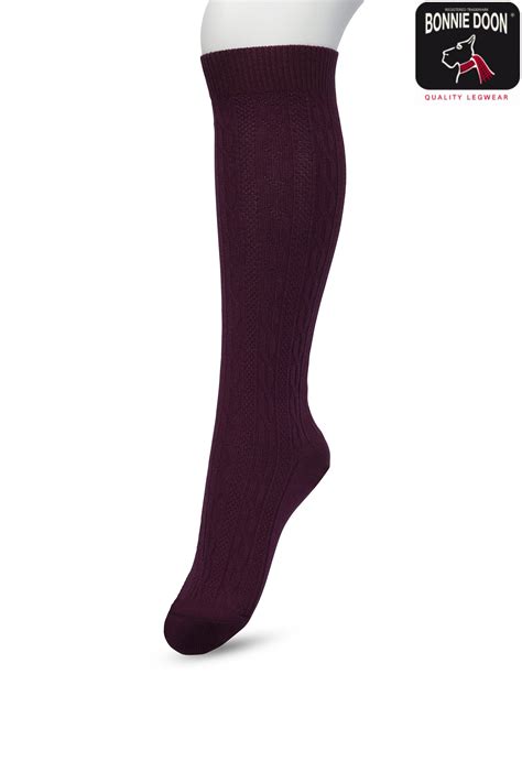 Classic Cable Knee High Crushed Violets Crushed Violets 27 30